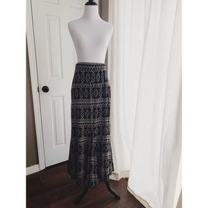 Poof! | Skirts | Aztec Pattern Maxi Skirt | Poshmark